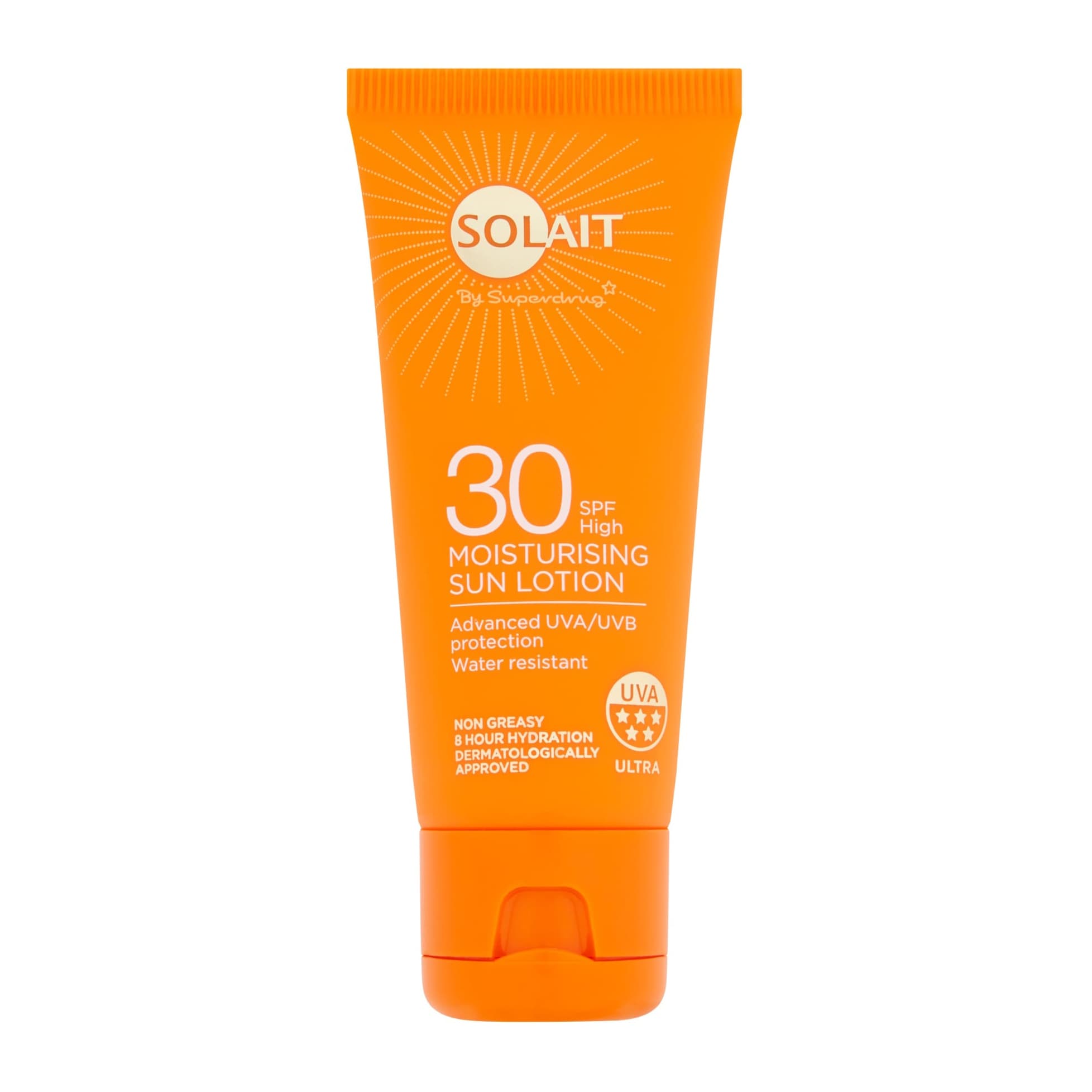 Shop Superdrug Solait Moisturising Sun Lotion Cream SPF30 | Watsons UAE