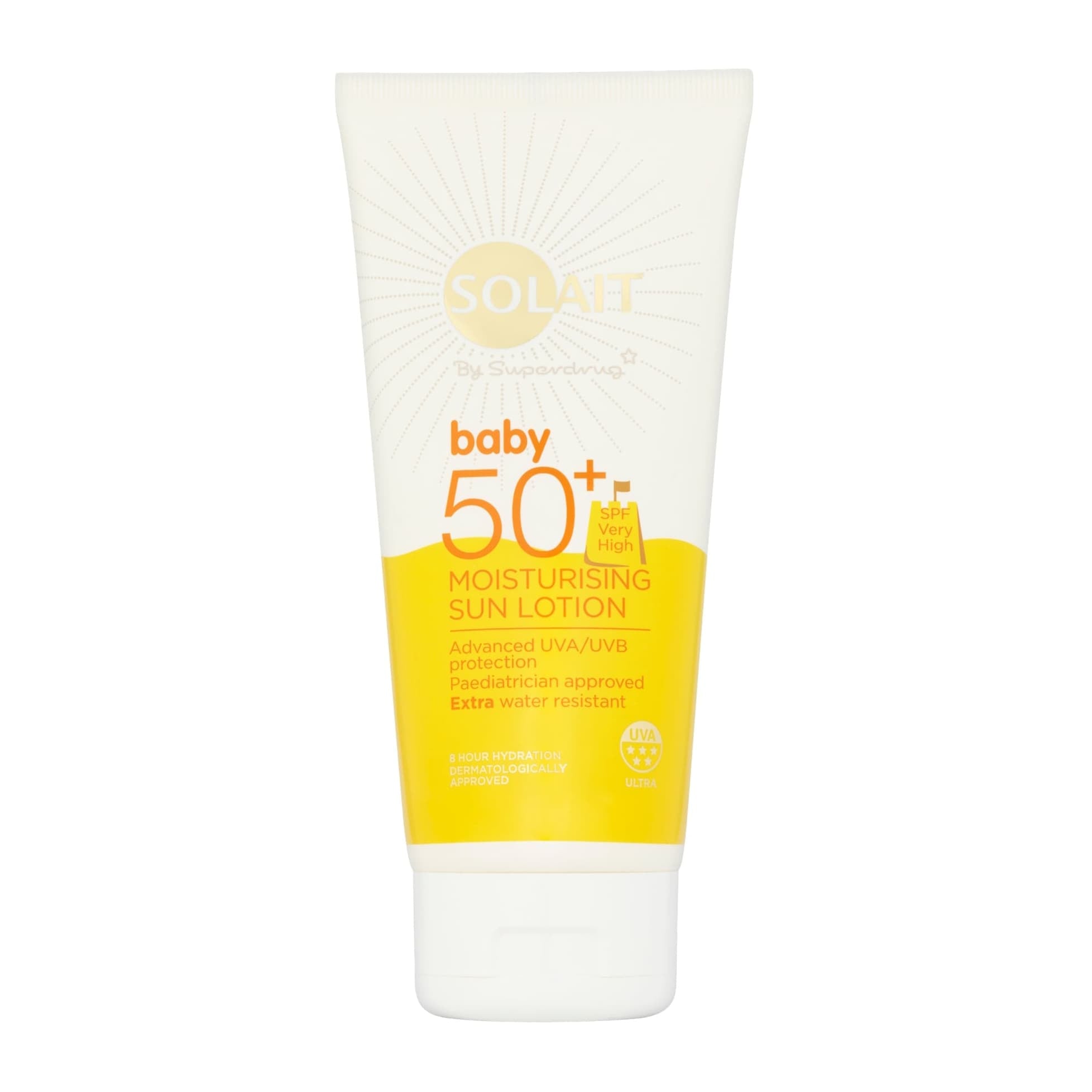 Shop Superdrug Solait Baby Moisturising Sun Cream SPF50+ 200ml ...