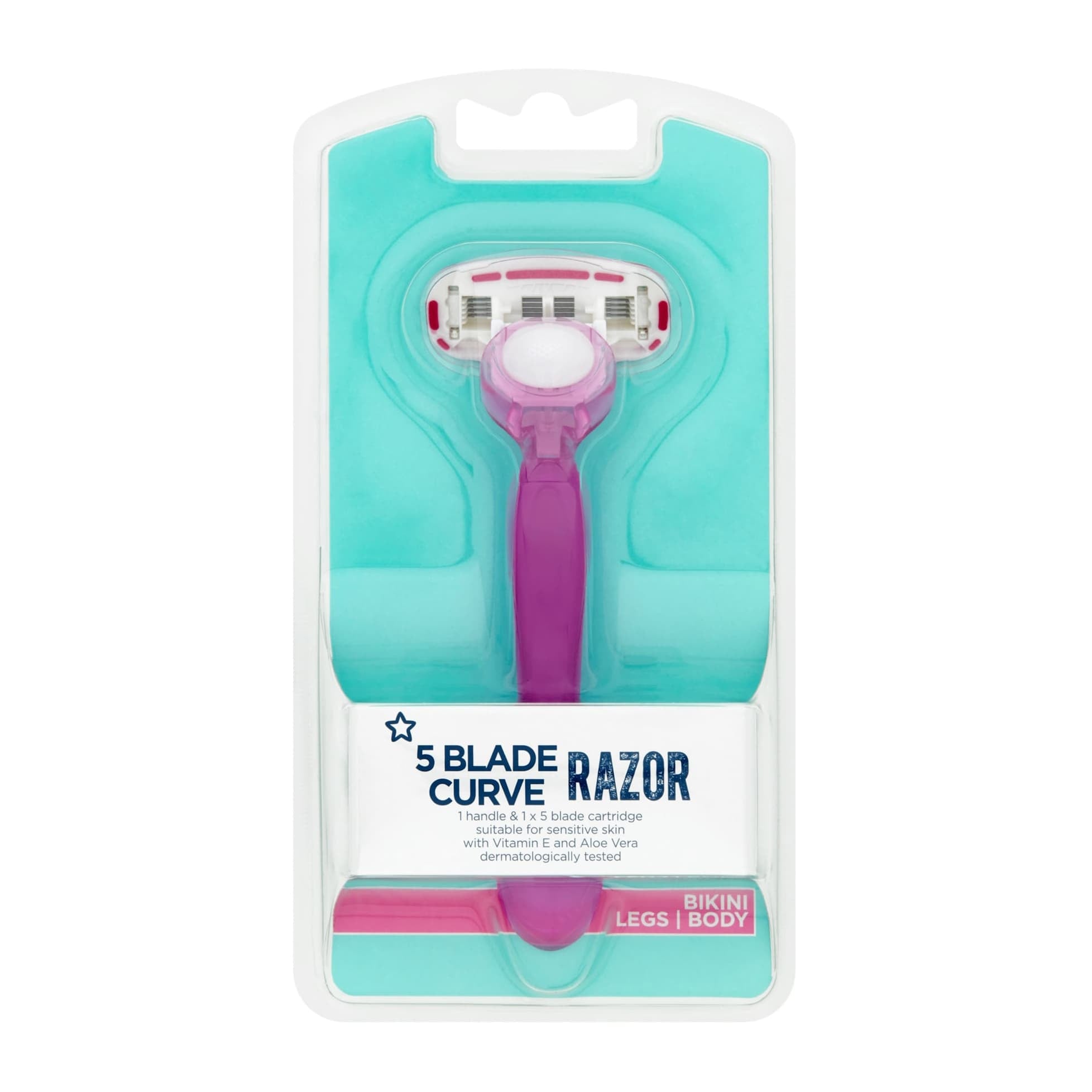 Shop Superdrug 5 Blade Curve Women's Razor Vitamin E 1pc | Watsons UAE