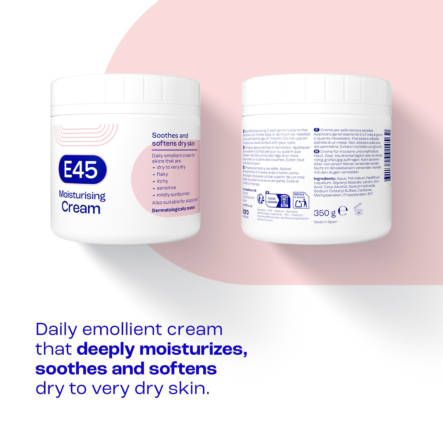 E45 Moisturising Cream 350g – Watsons