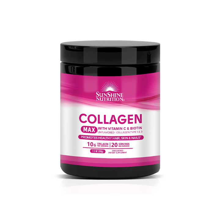 Sunshine Nutrition Collagen Max unflavored With Vitamine C& Biotin ...