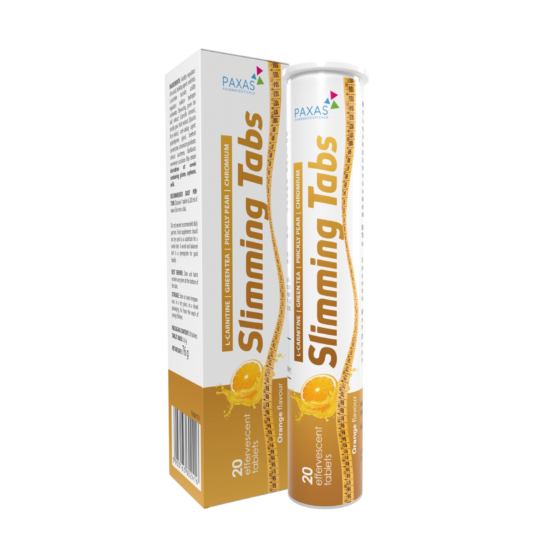 Paxas Slimming Effervescent Tablets 20 Tablets – Watsons