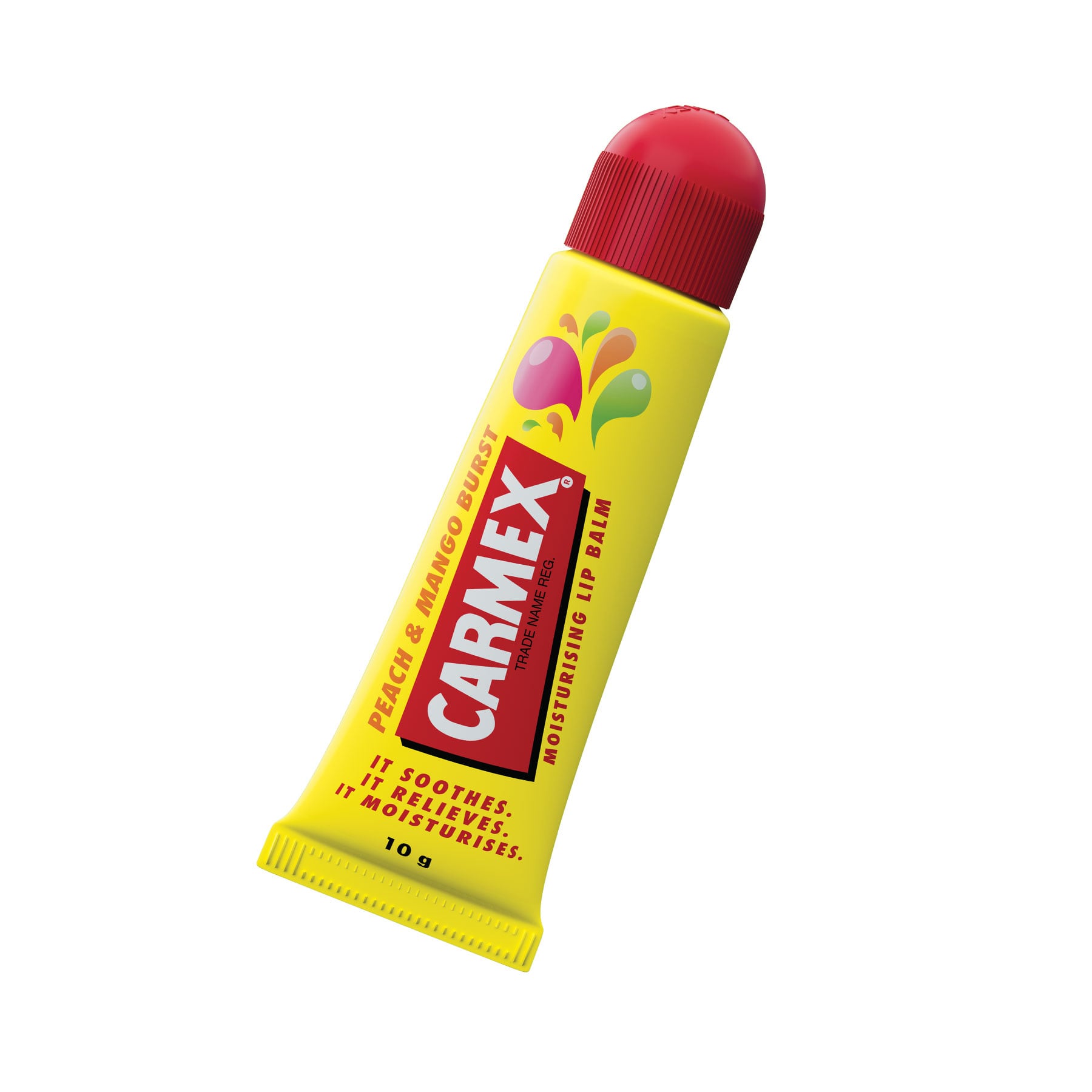 Buy Carmex Peach and Mango Burst Tingle Free Lip Balm Tube 10g – Watsons