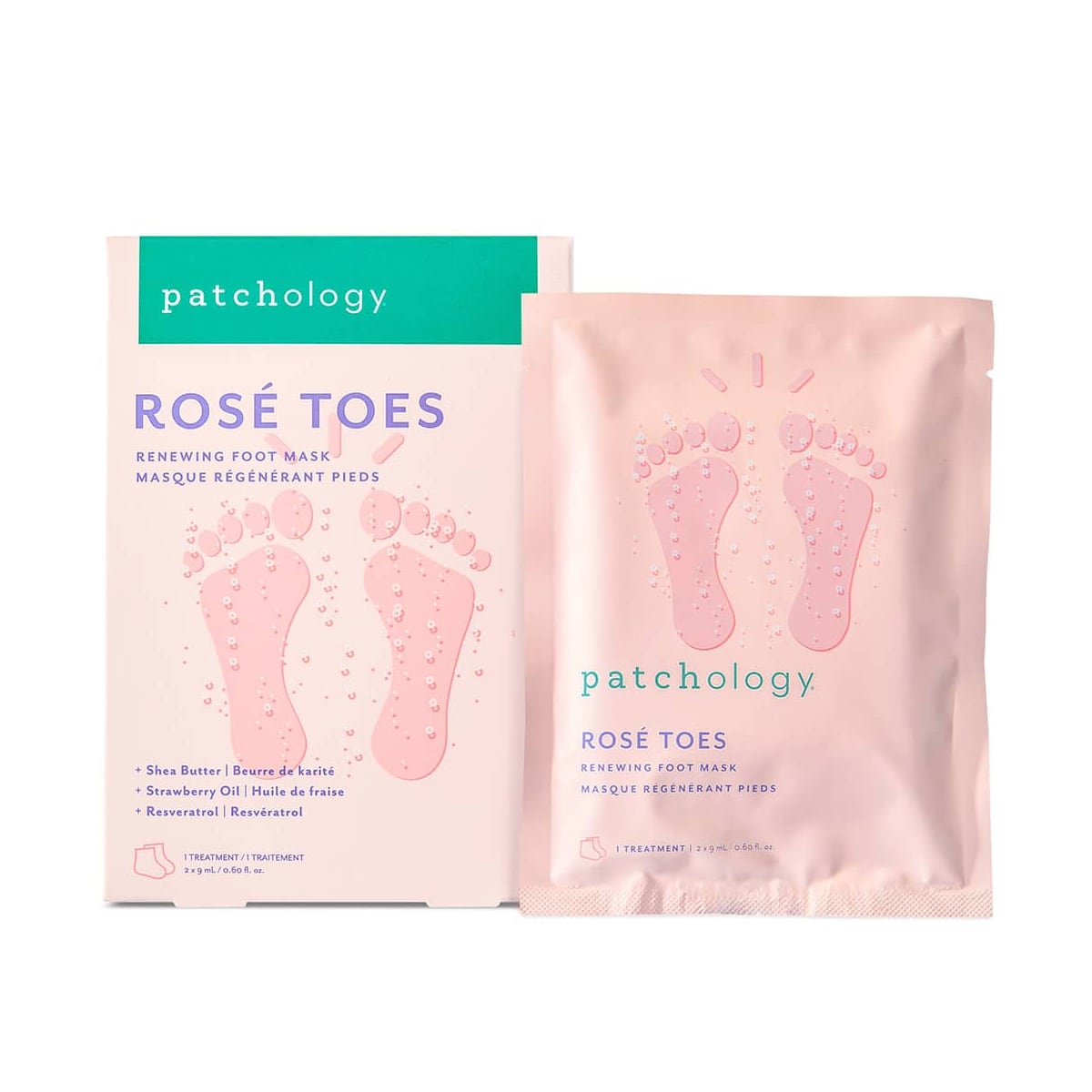 Shop Patchology Serve Chilled Rose Toes Renewing Foot Mask | Watsons UAE