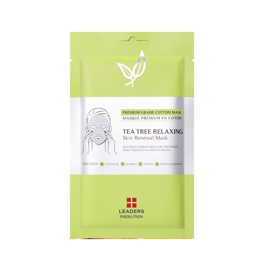 Buy Leaders Insolution Skin Renewal Sheet Mask Tea Tree Relaxing 1pc ...