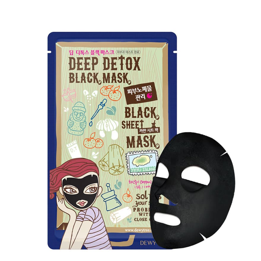 Buy Dewytree Deep Detox Black Sheet Mask 1pc | Watsons UAE