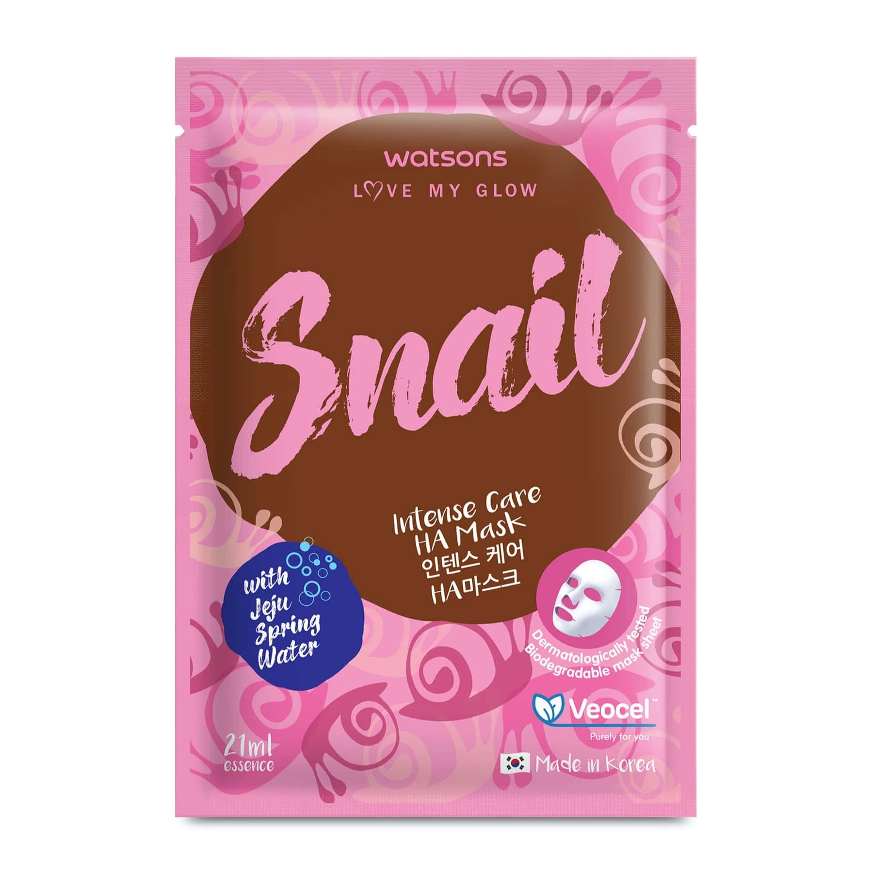 Buy Watsons Love My Glow Intense Care Sheet Mask Snail & HA 1pc