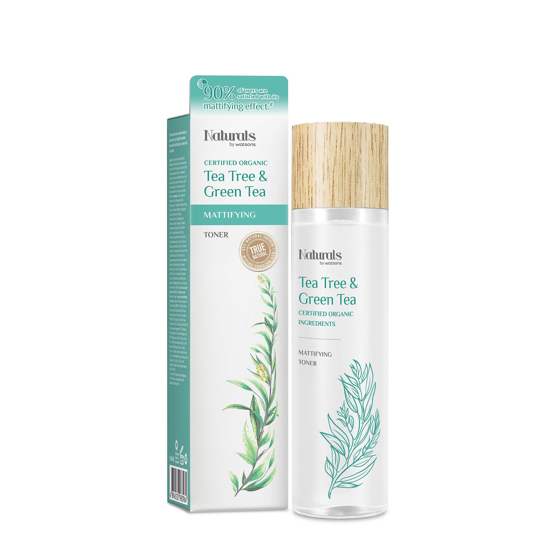 Buy Naturals by Watsons Tea Tree & Green Tea Mattifying Toner 150ml