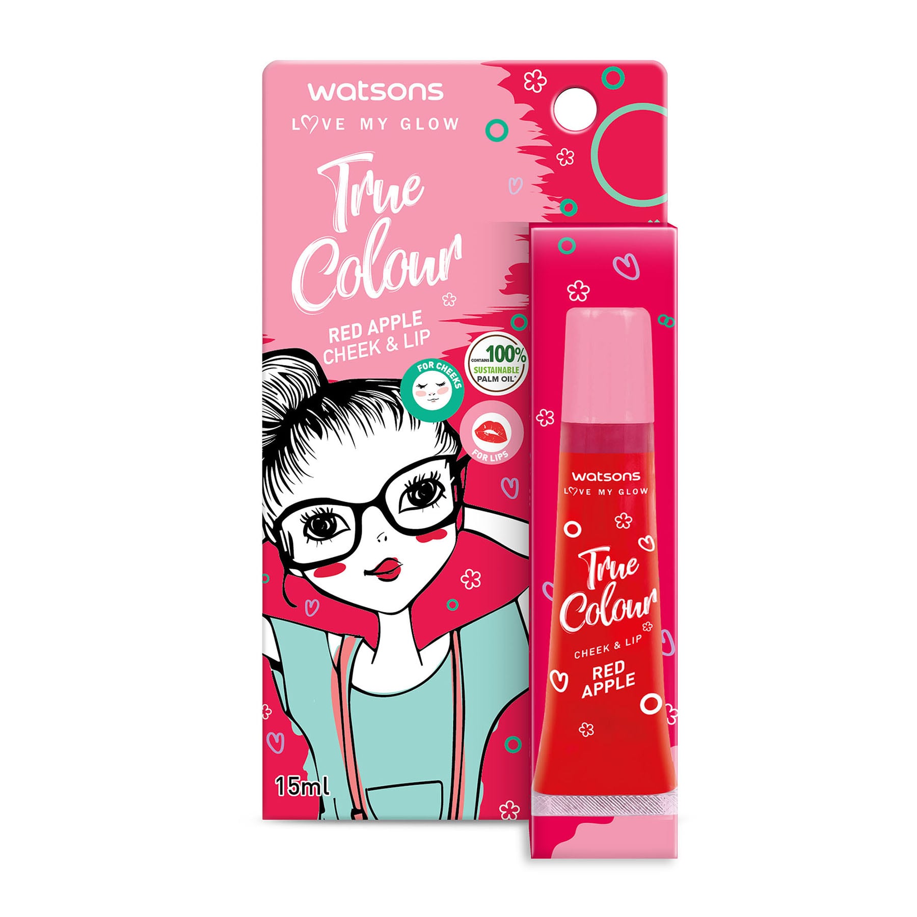 Buy Watsons Love My Glow True Colour Cheek & Lip Tint 15ml
