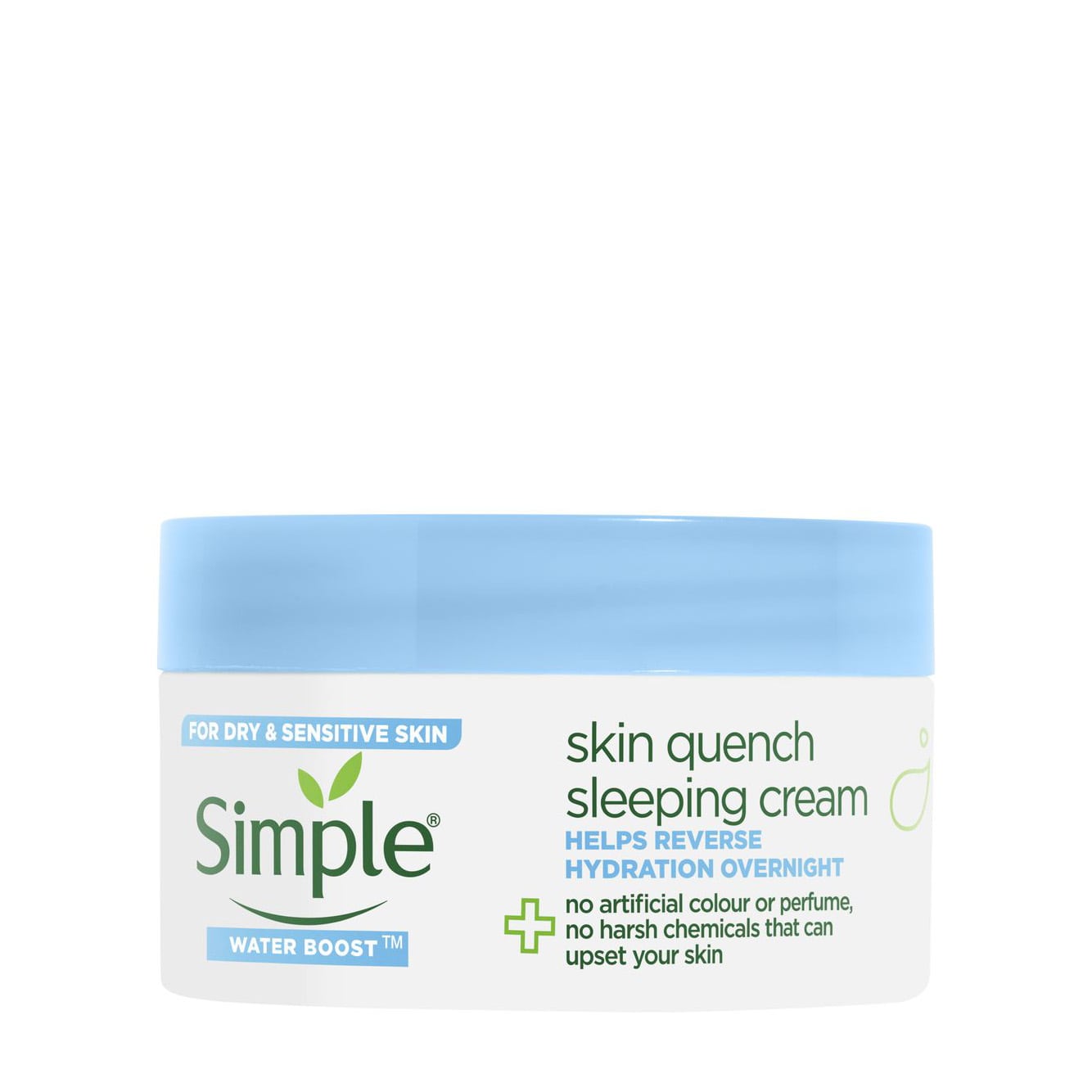Buy Simple Water Boost Skin Quench Sleeping Night Cream 50ml – Watsons