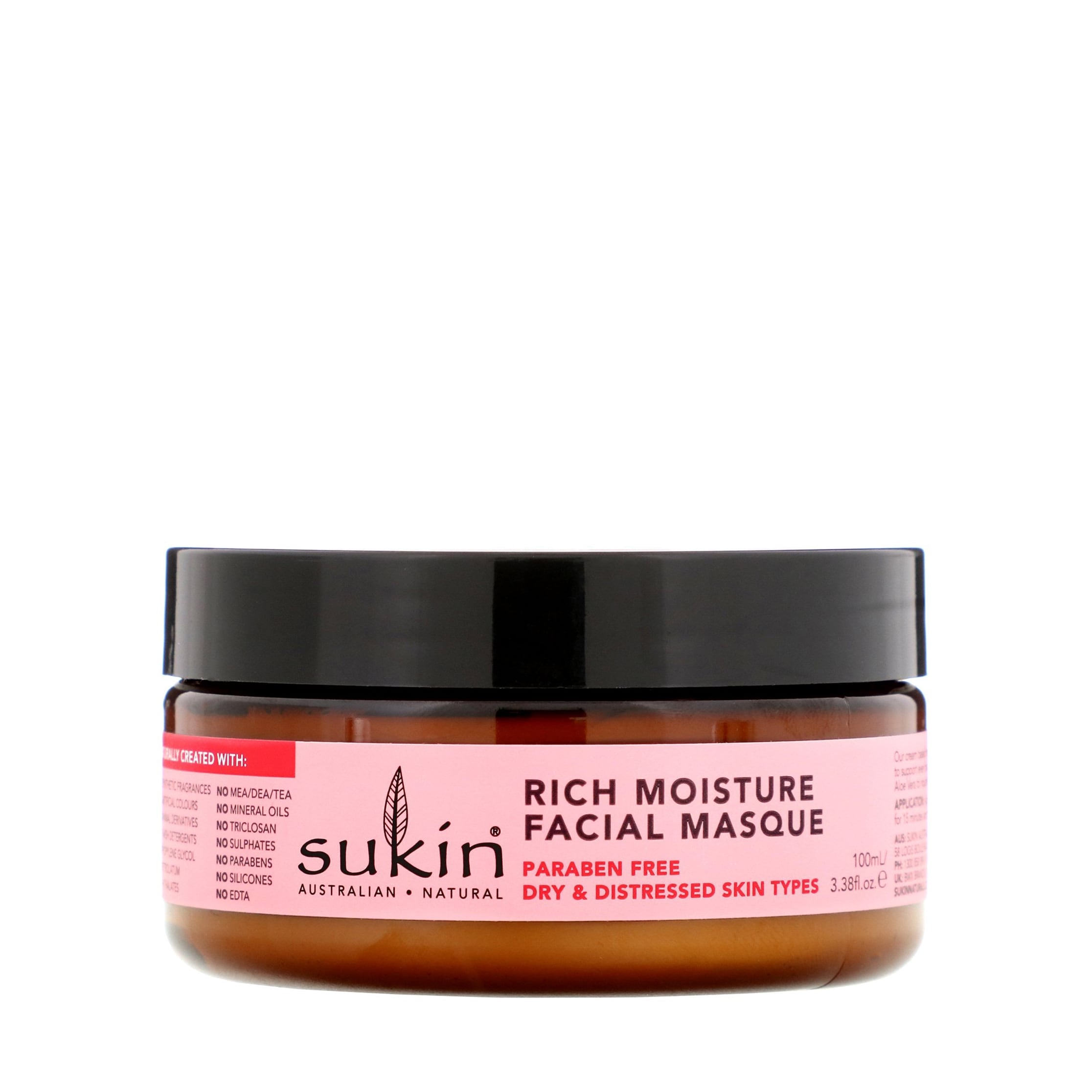 Buy Sukin Rich Moisture Hydrating Face Mask Rosehip 100ml – Watsons
