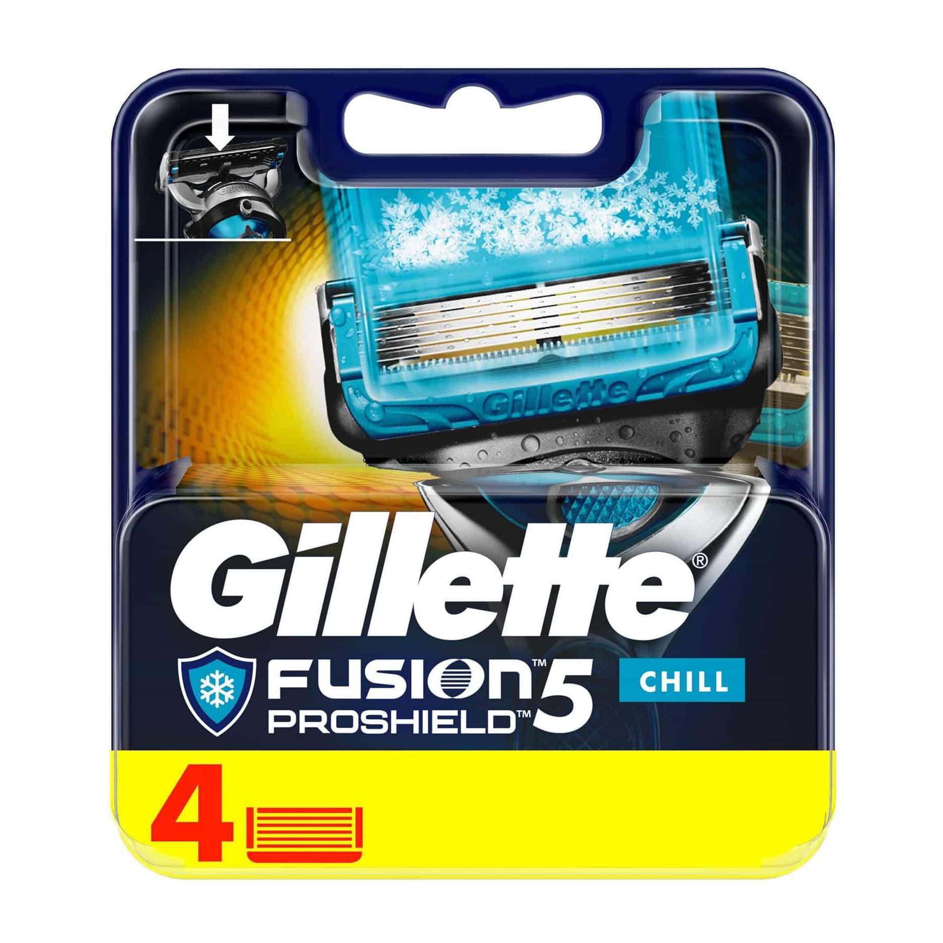 Buy Gillette Fusion5 ProShield Razor Blades Refill Chill 4pcs – Watsons