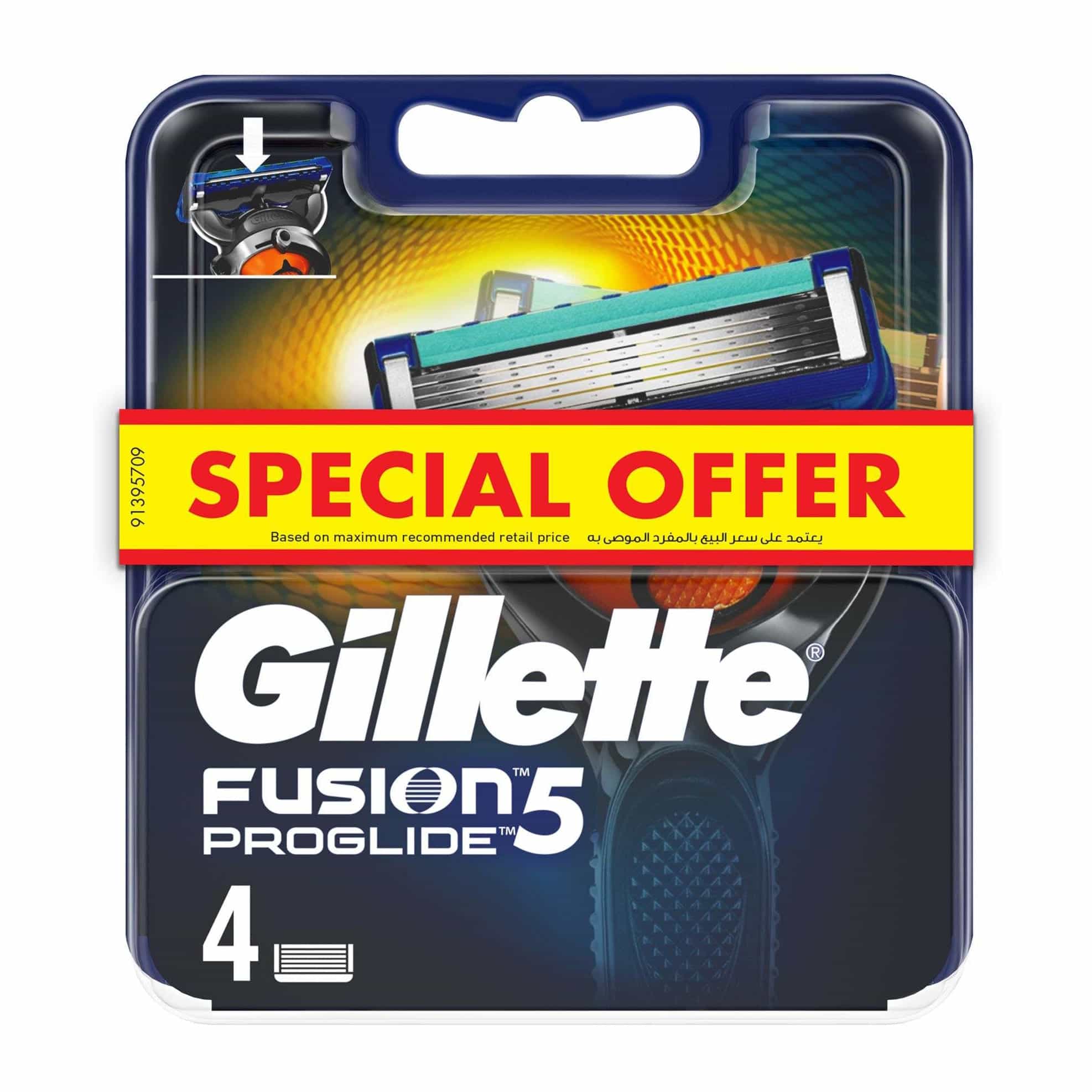 Buy Gillette Fusion5 ProGlide Razor Blade Refill 4pcs | Watsons
