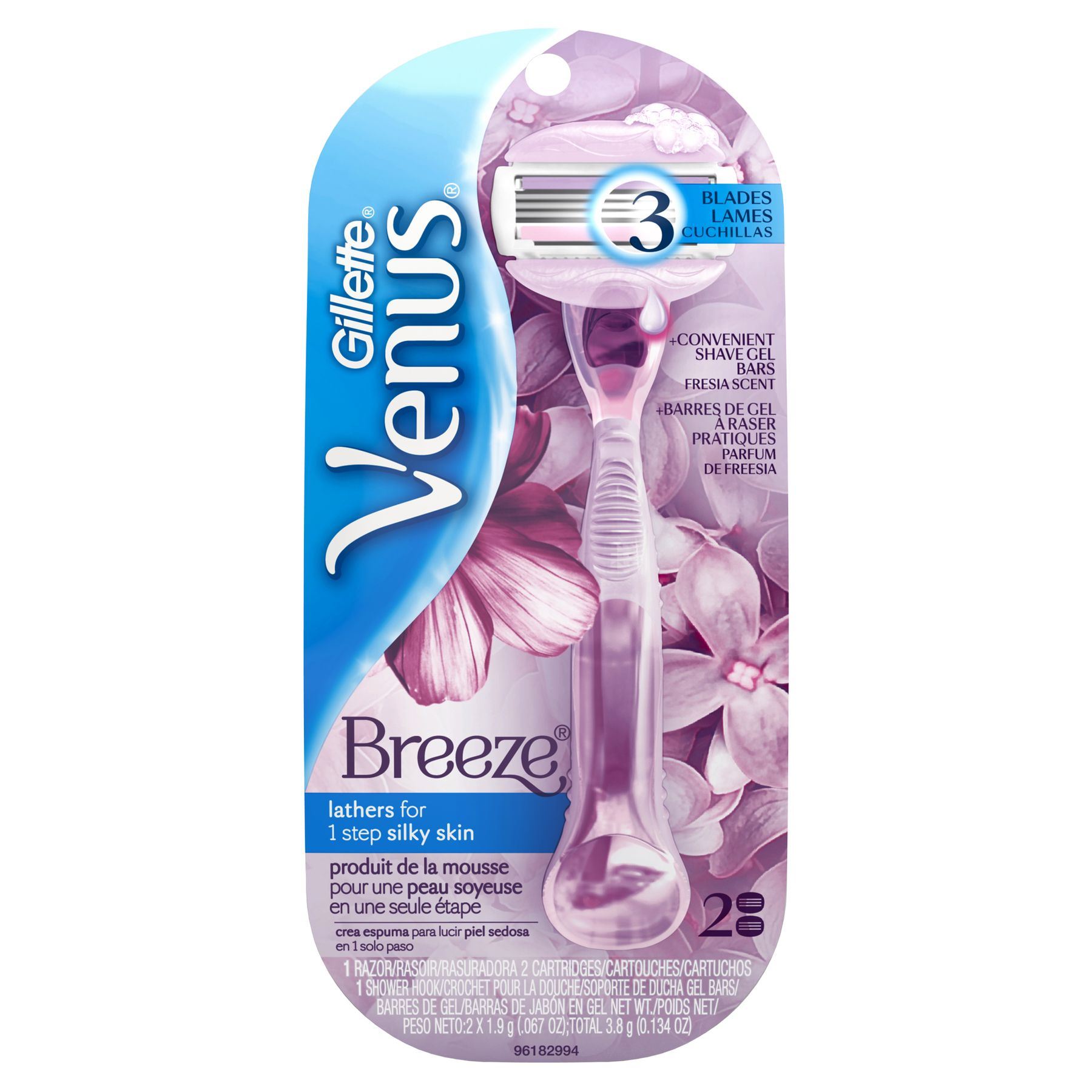 Buy Venus Breeze Women's Razor + 2 Blades | Watsons UAE