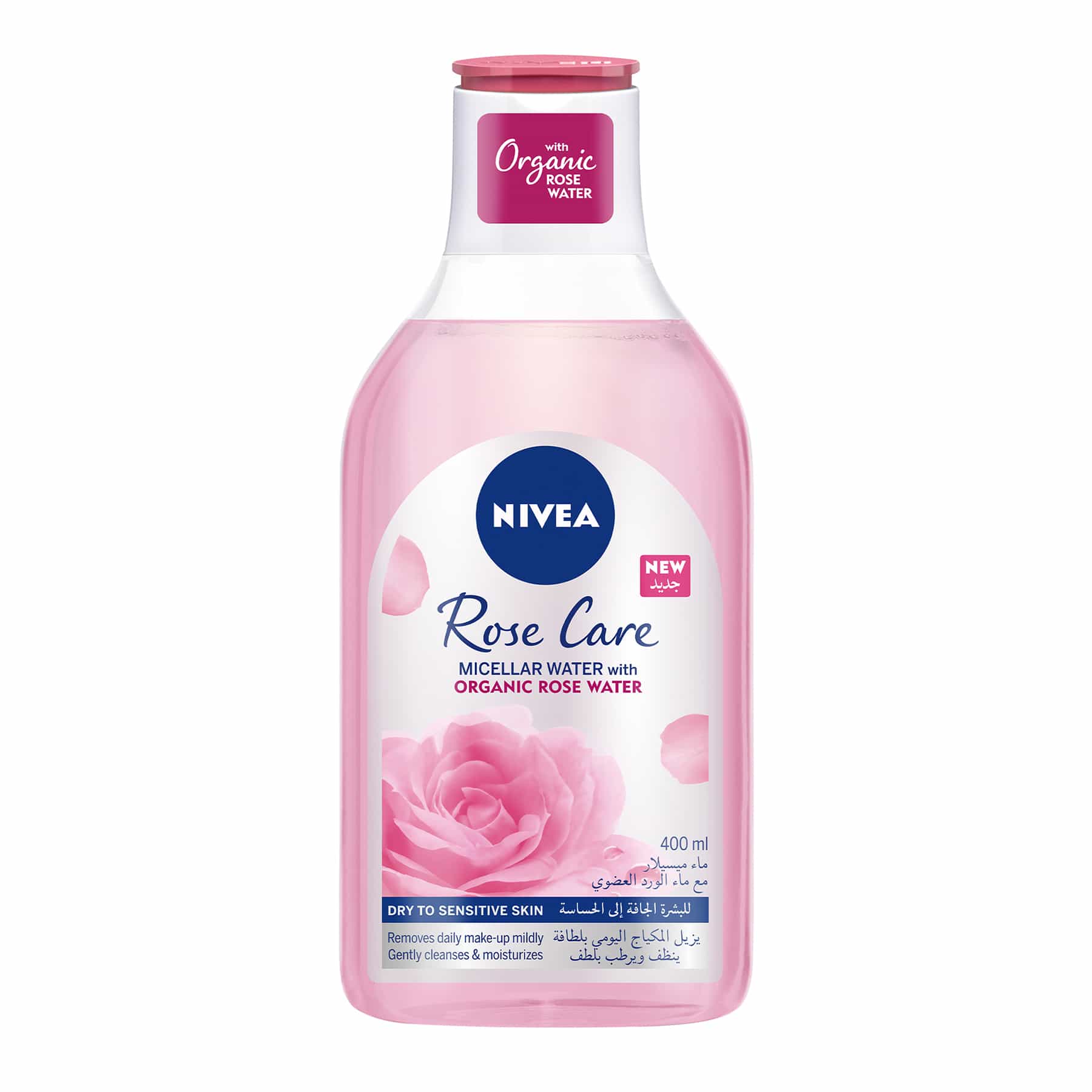 Buy Nivea Rose Care Cleansing Micellar Water Organic Rose Water 400ml ...