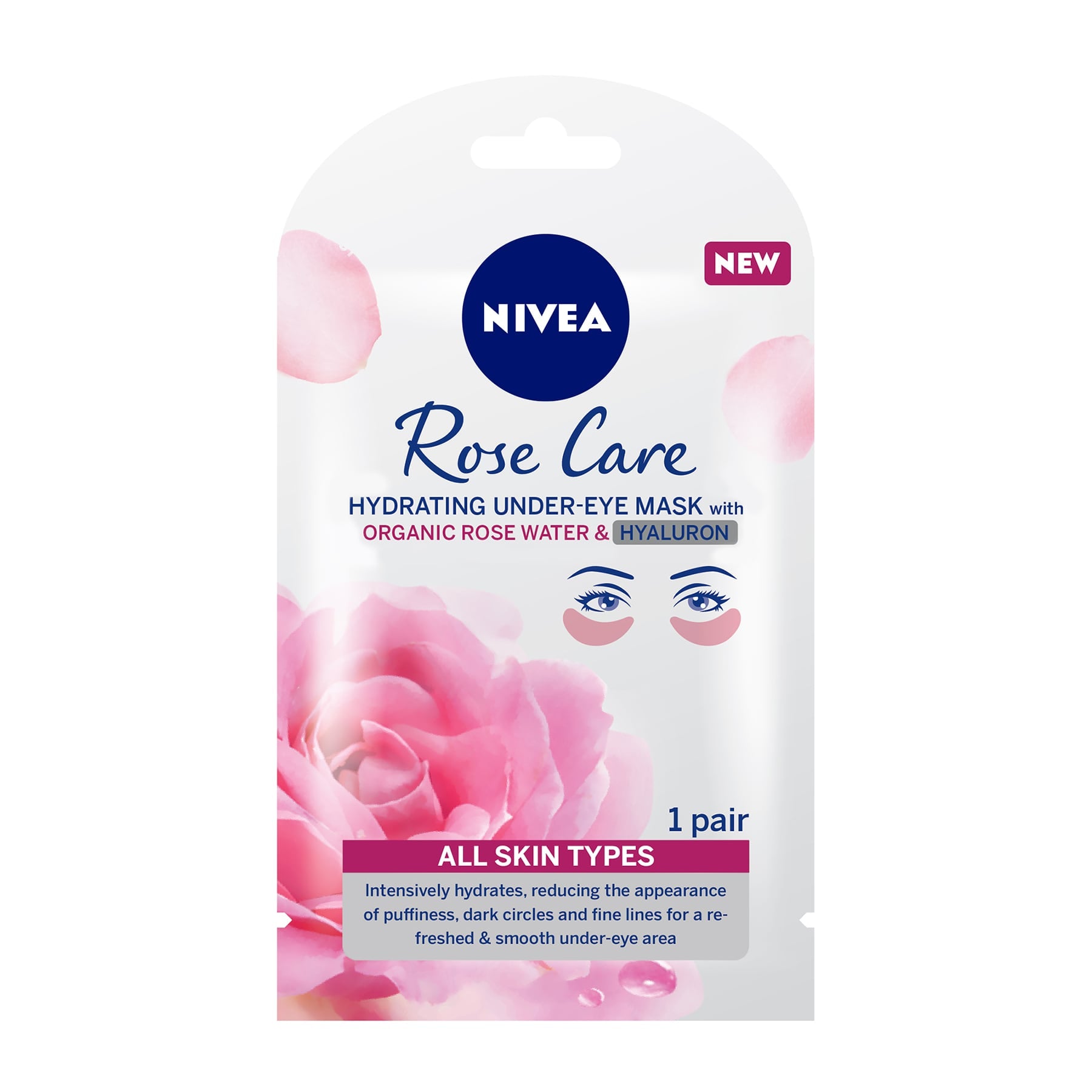 Buy Nivea Rose Care Hydrating Under-eye Mask Online – Watsons