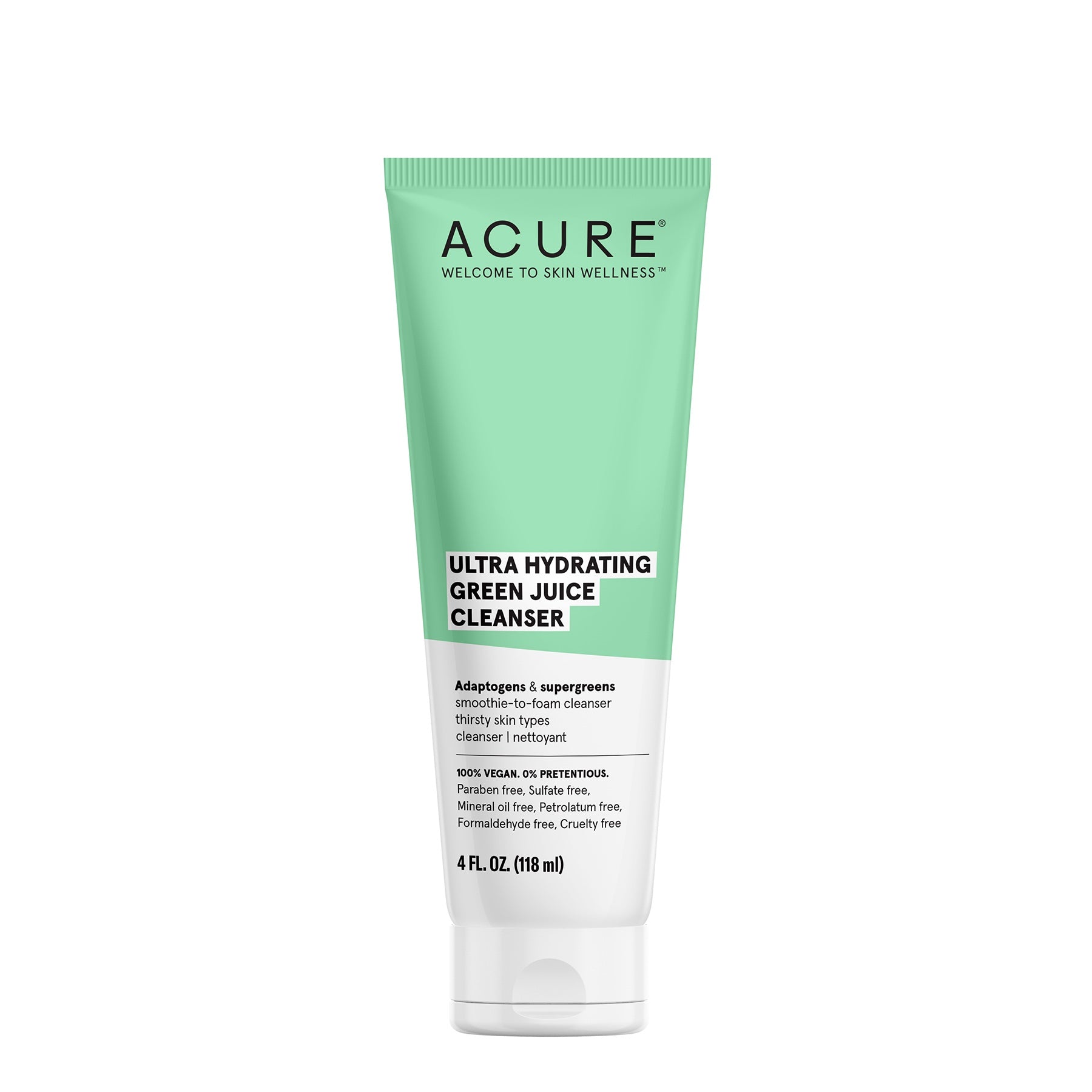 Buy Acure Ultra Hydrating Green Juice Cleanser Foam 118ml – Watsons