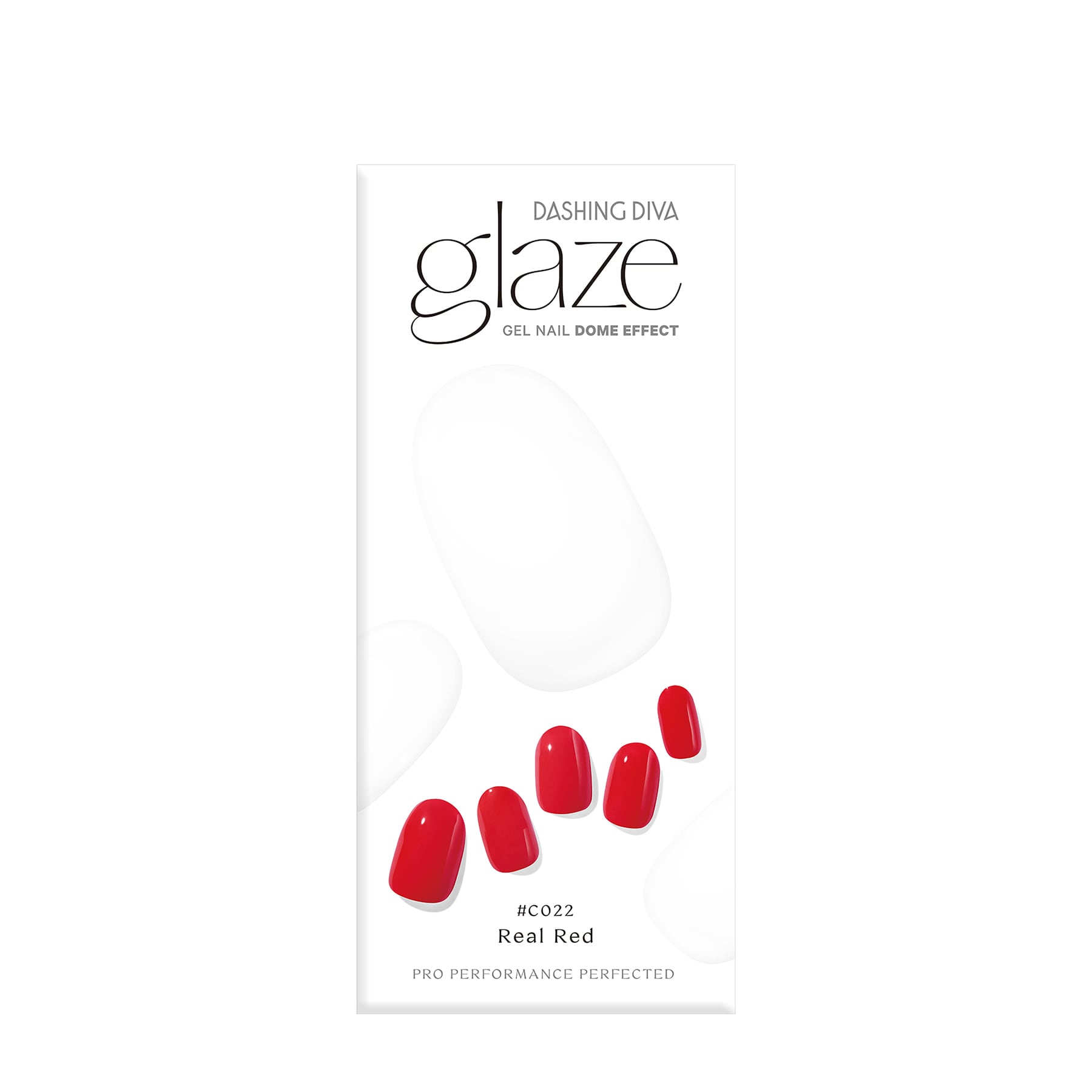 Buy Dashing Diva Glaze True Red Nail Strips | Watsons UAE