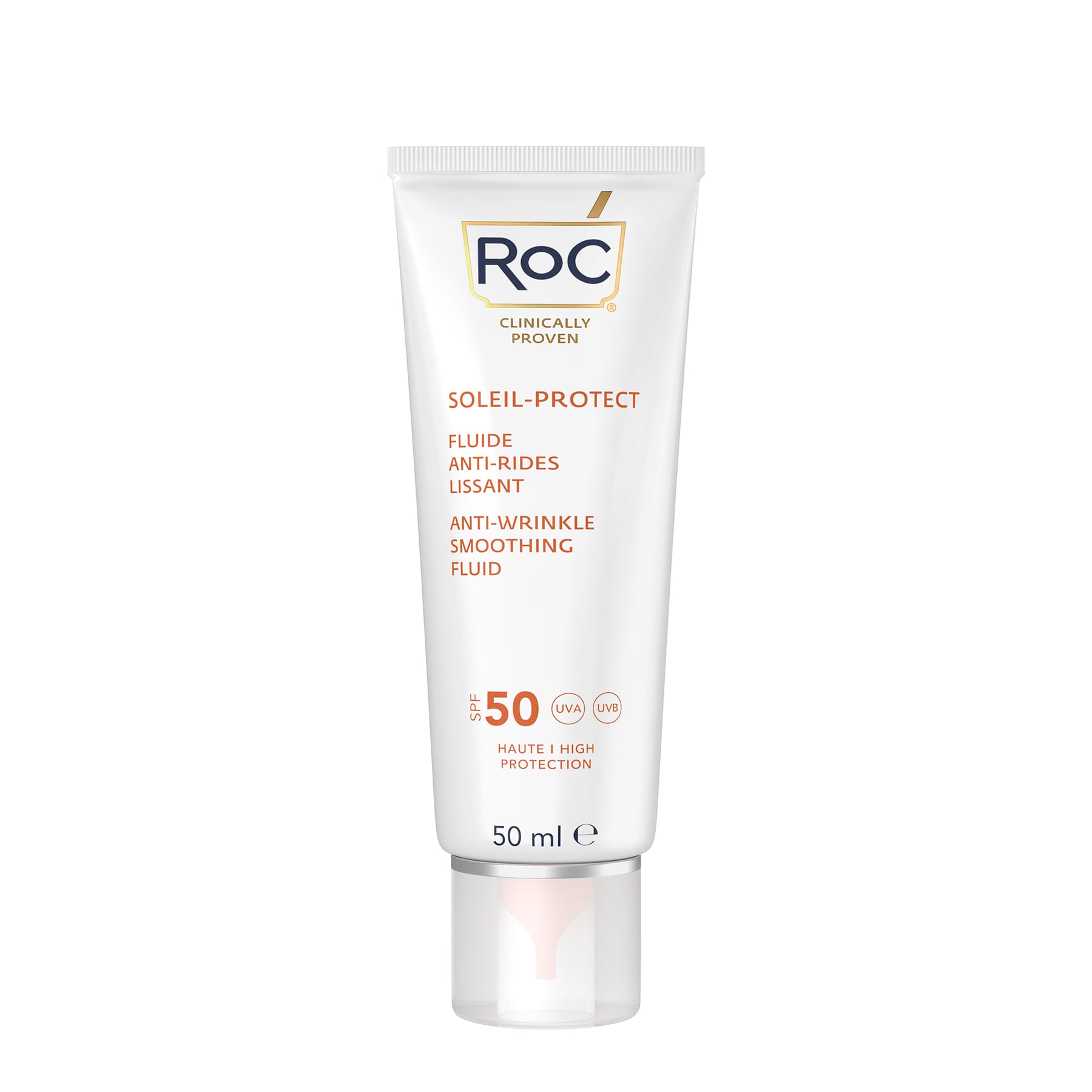 Buy RoC Soleil-Protect Anti-Wrinkle Smoothing Fluid SPF 50 50ml – Watsons