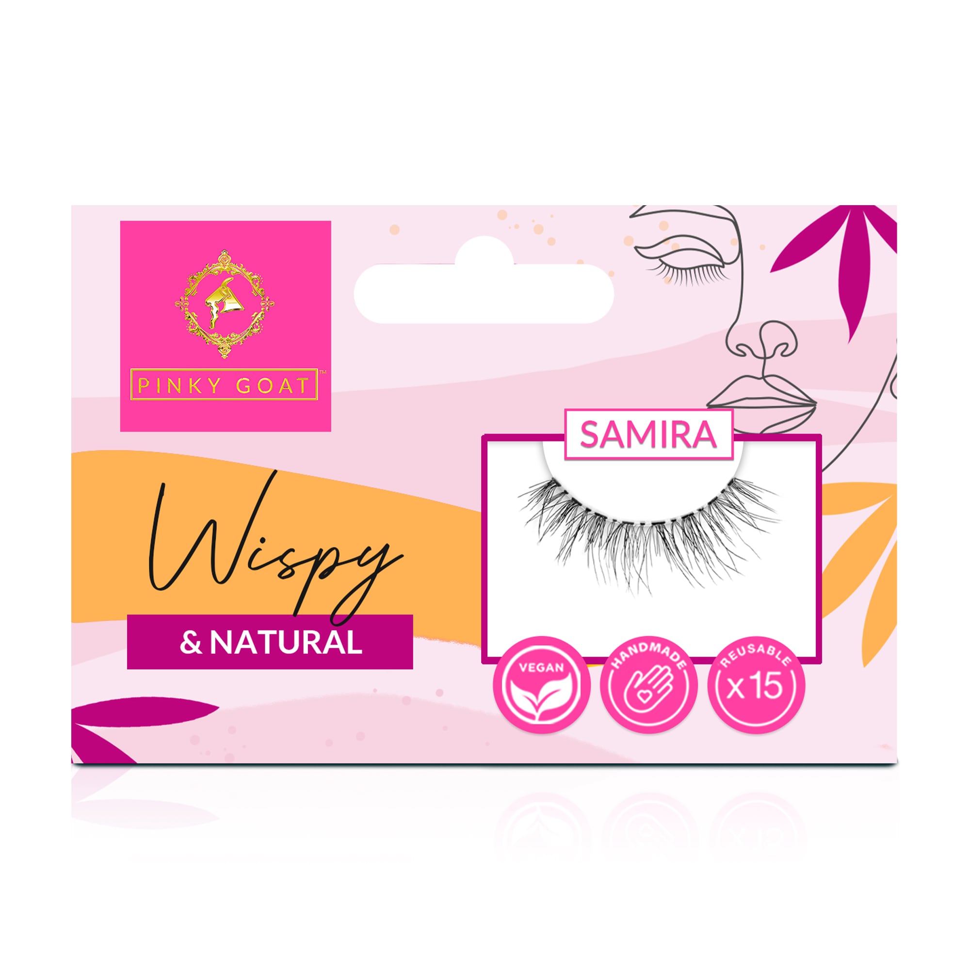 Buy Pinky Goat Wispy & Natural Samira False Eyelashes 1 pair – Watsons