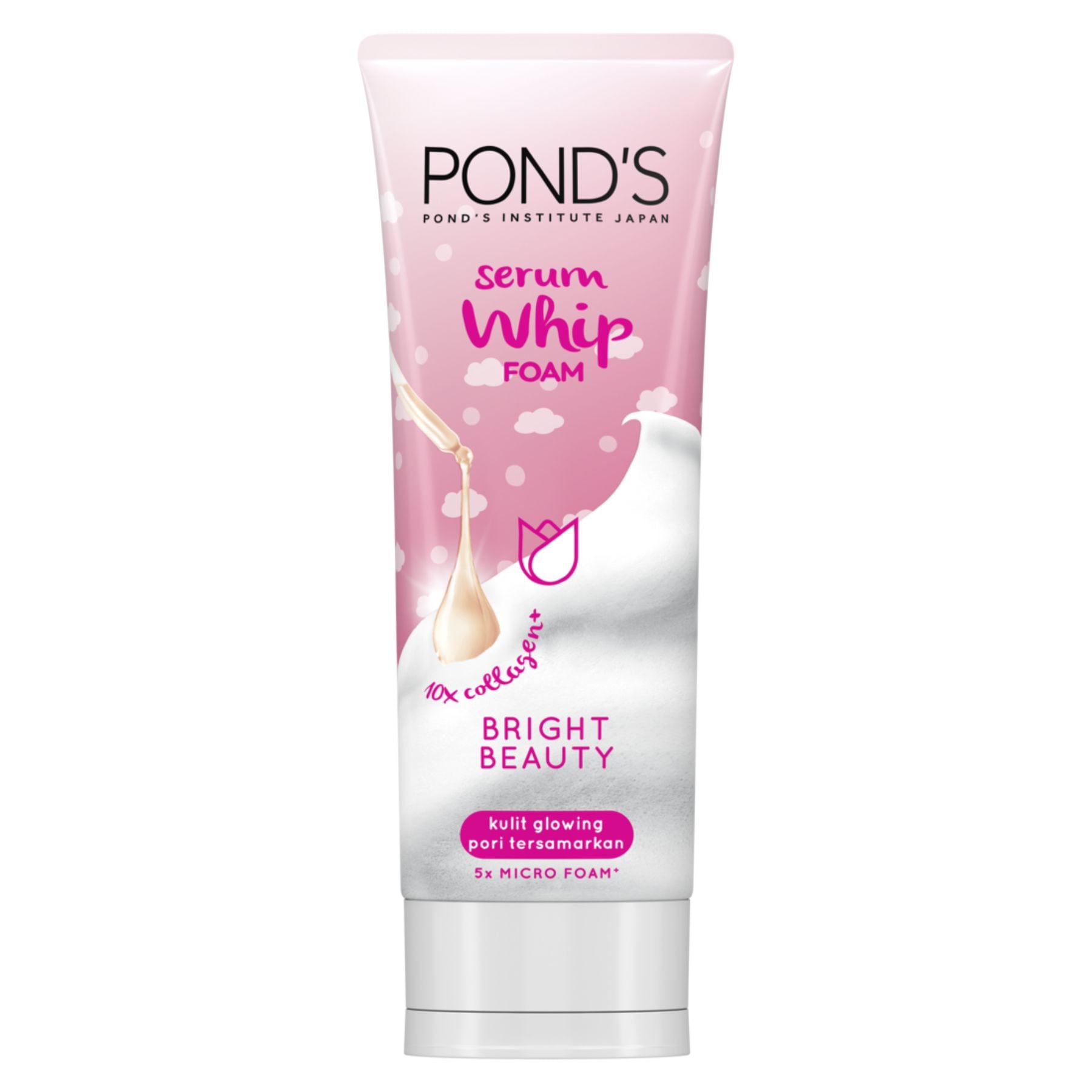 Buy Pond's Bright Beauty Serum Whip Facial Foam Cleanser 100g – Watsons