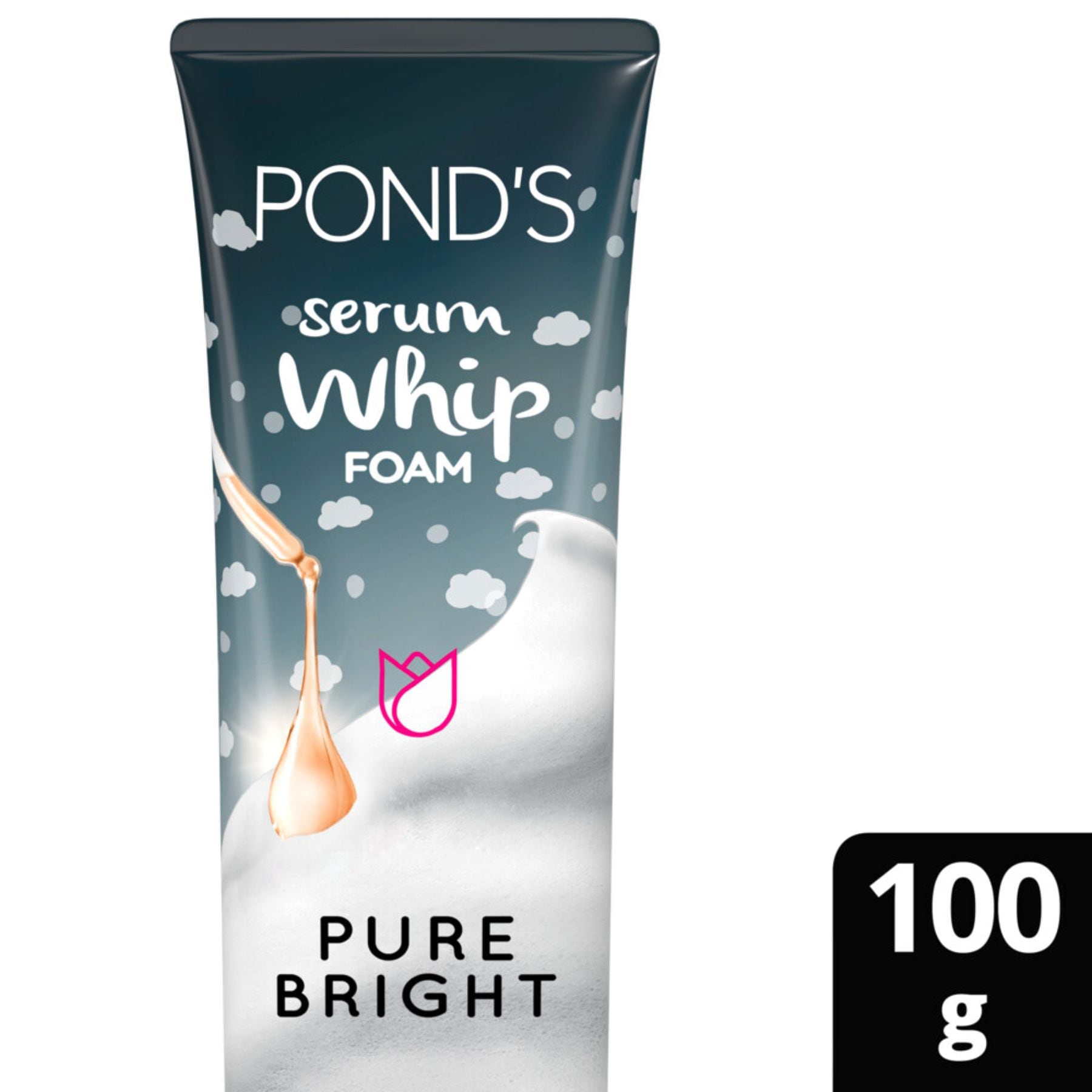 Buy Pond's Pure Bright Serum Whip Facial Foam Cleanser 100g